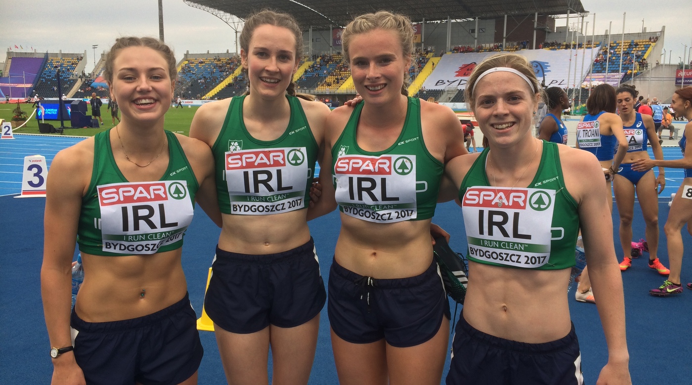 Top 8 performances for Irish relay teams - Athletics Ireland
