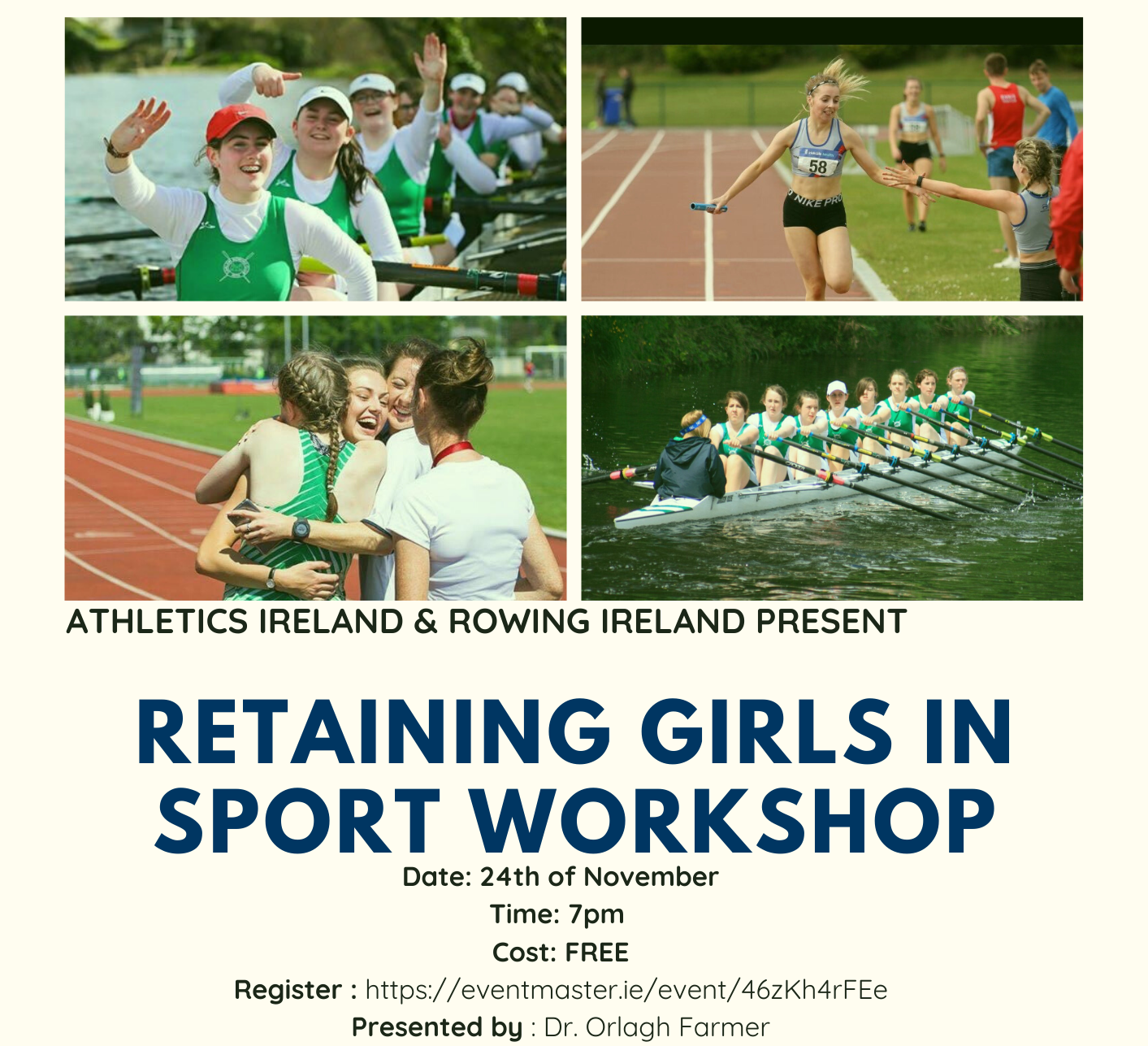Retaining Girls in Sport Workshop - Athletics Ireland