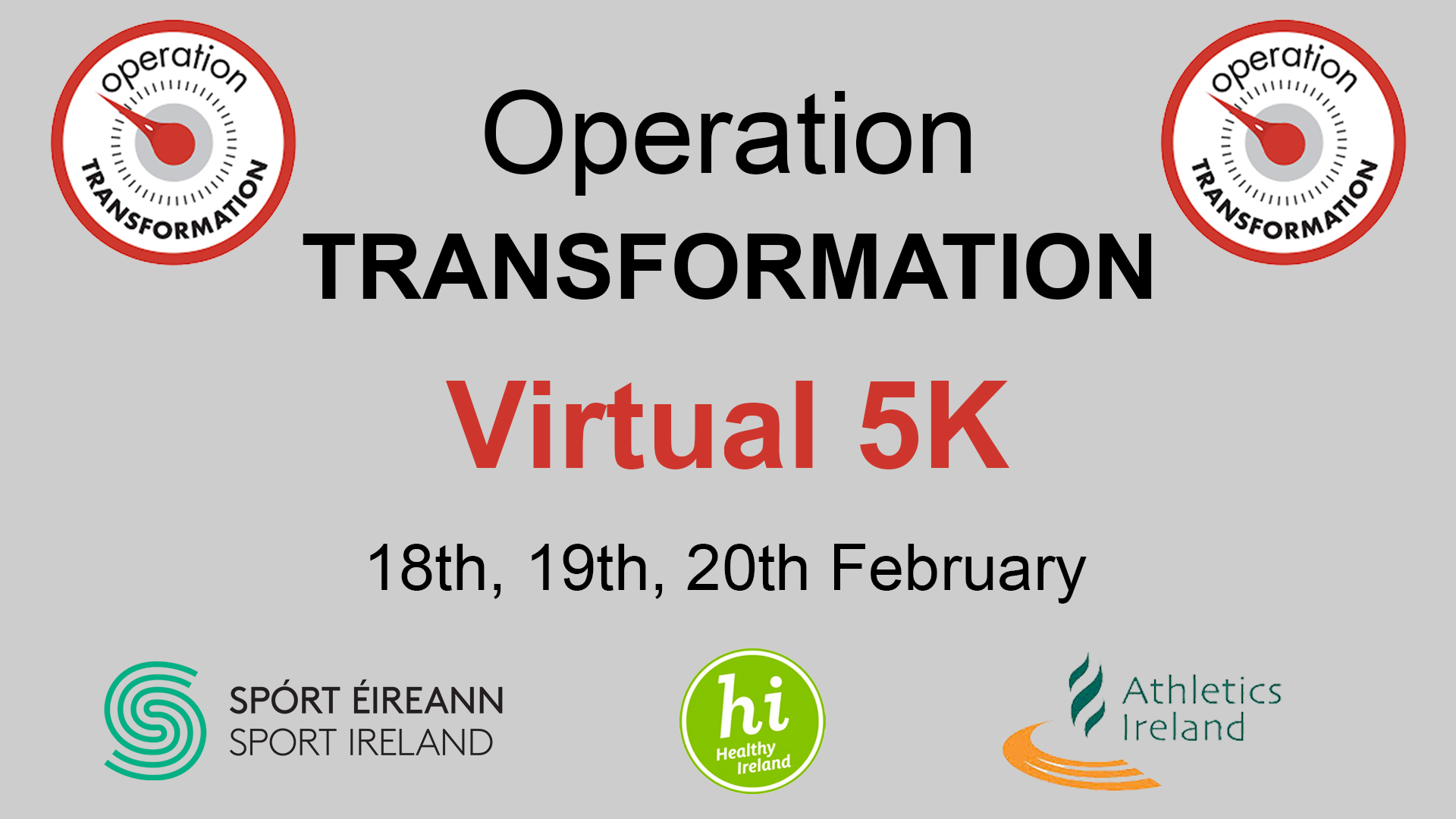 Operation Transformation Virtual 5K - Athletics Ireland
