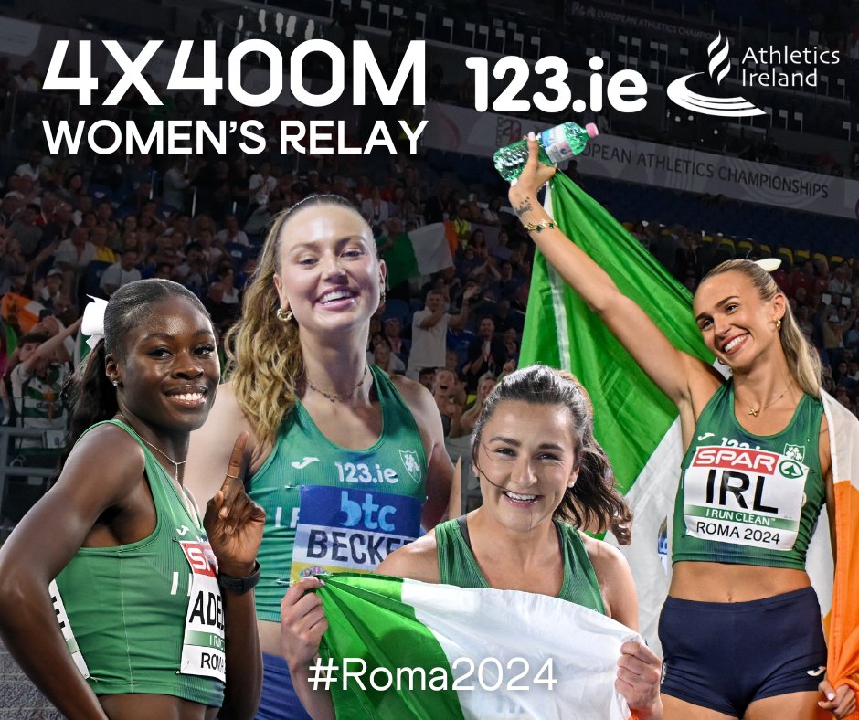 IRISH WOMEN’S 4X400M RELAY TEAM CONFIRMED FOR EUROPEAN CHAMPIONSHIP FINAL - Athletics Ireland