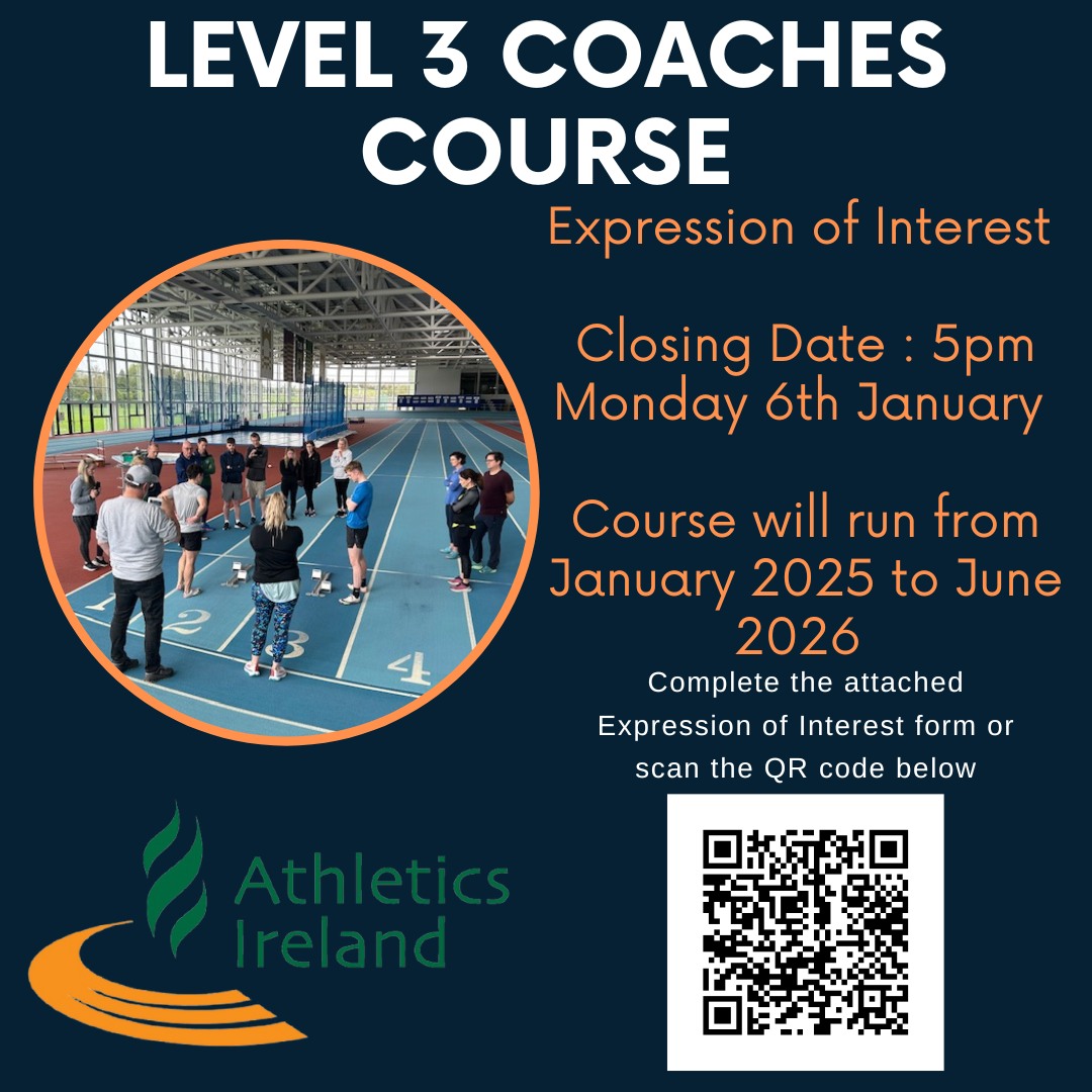 Level 3 Expression of Interest - Athletics Ireland