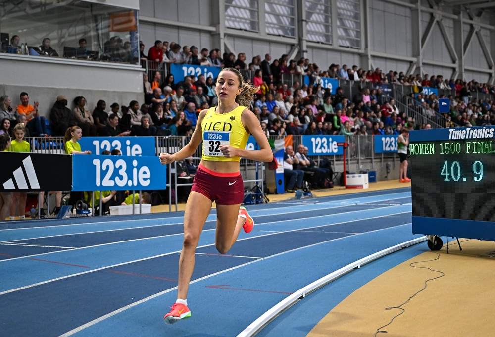 HEALY BREAKS CHAMPIONSHIP RECORD AS SPRINTERS SHINE - Athletics Ireland